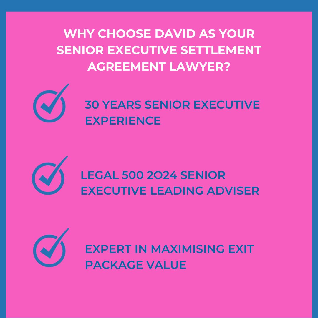 Employment Settlement Agreement Advice Solicitor London UK